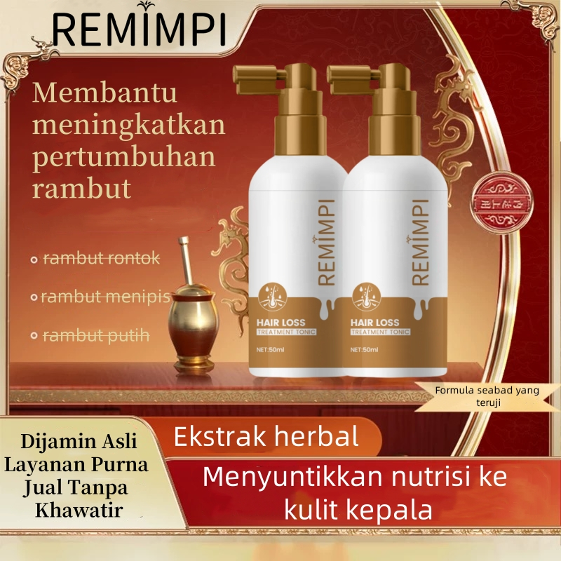Jual REMIMPI Hair Loss Treatment Tonic Memperkuat akar rambut ...