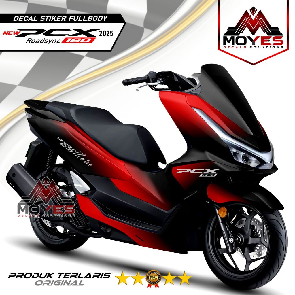Jual Decal Pcx 160 2025 Fullbody - Decal Stiker Pcx Roadsync 2025 ...