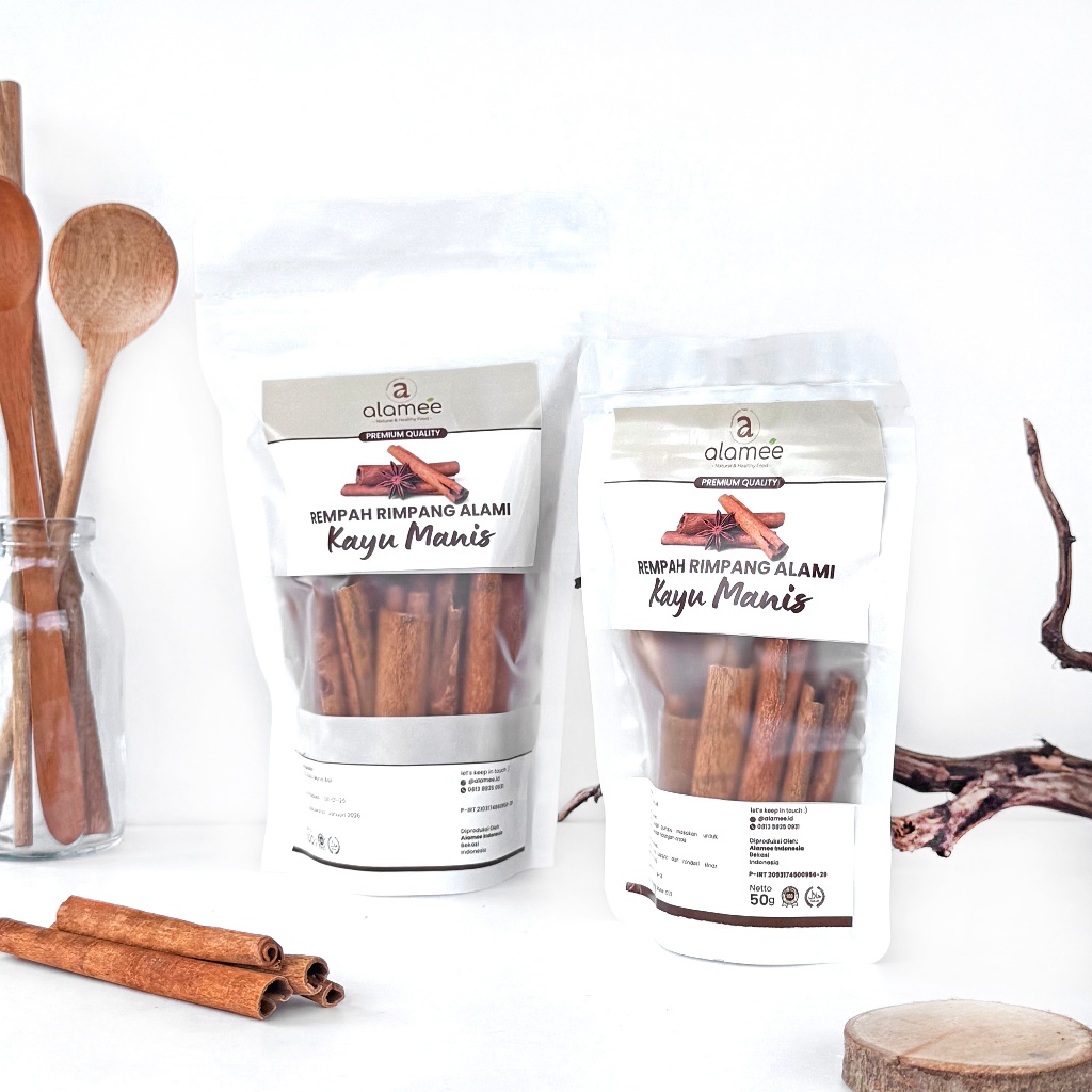 Jual ALAMEE Kayu Manis Batang Cinnamon Stick Rempah Rimpang Organik ...