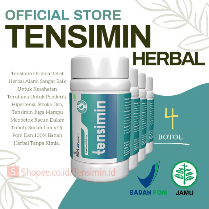 Jual TENSIMIN ® Paket Extra Hemat 4 Botol - Obat Hipertensi Atasi ...