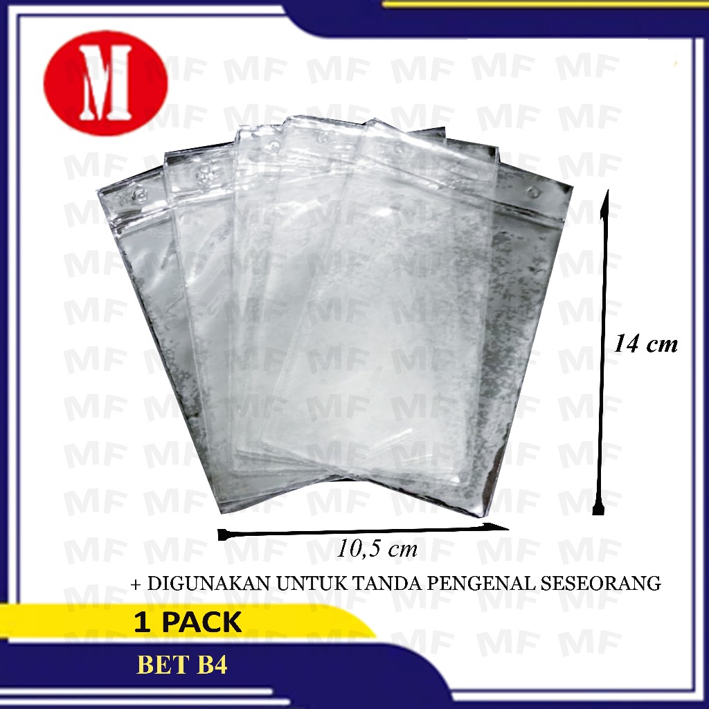 Jual Plastik id card b4/Plastik Nametag B4 v-gen | Shopee Indonesia