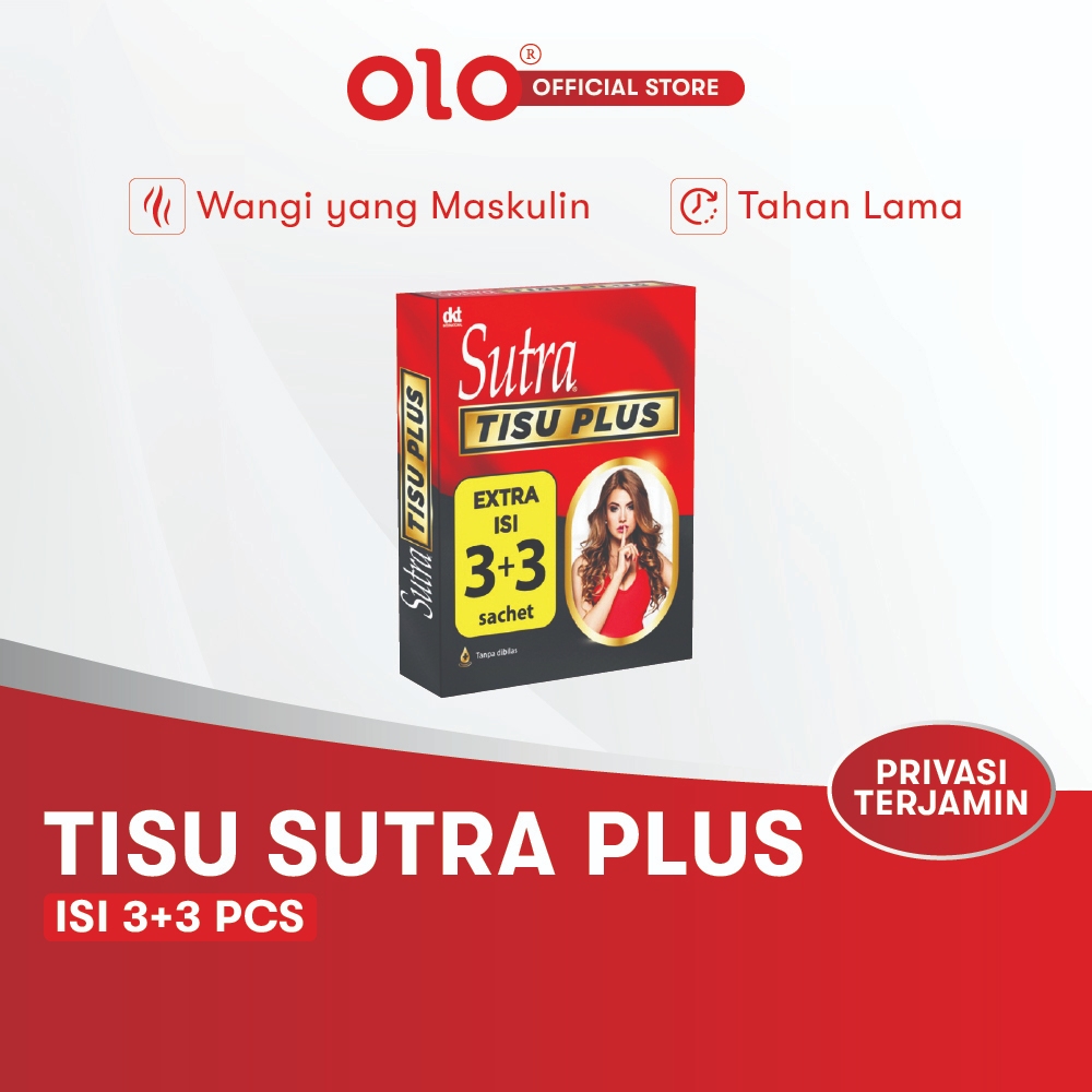 Jual Sutra Tisu Plus 3 + 3 Merah I Sutra Tisu Tissue Magic 3s + 3s ...
