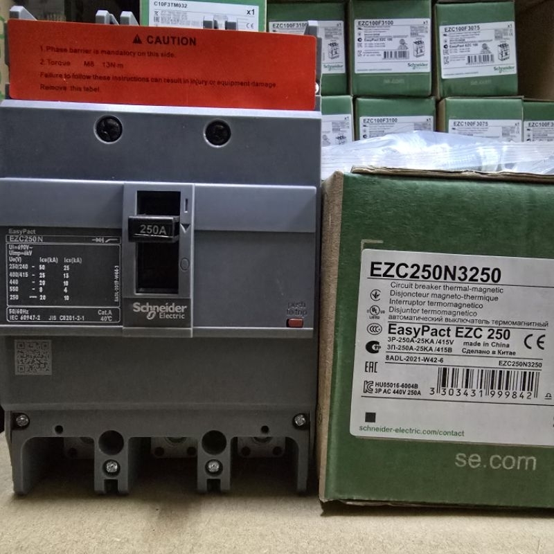 Jual MCCB EZC250N 3P 125A 160A 200A 250A 25KA | Shopee Indonesia