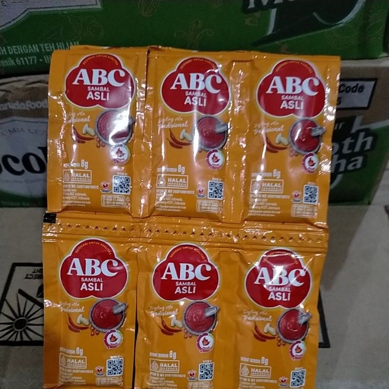 Jual SAMBAL ABC SACHET ,PER PACK. | Shopee Indonesia