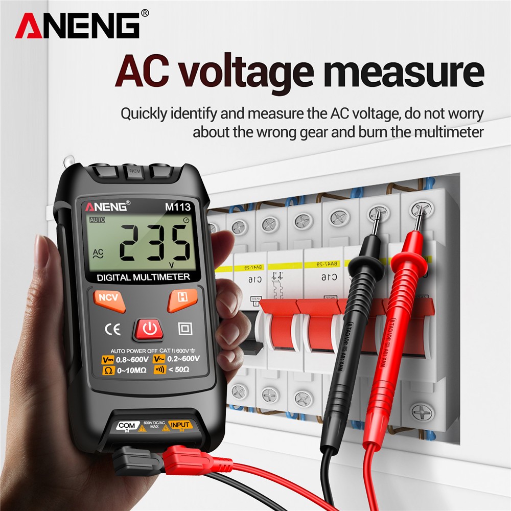 Jual Digital Multimeter Portable NCV Non Contact 1999 Count 600V ...
