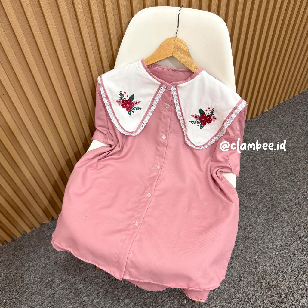 Jual Clara Blouse Sailor Renda Katbol | Atasan Wanita Coquette Bordir ...