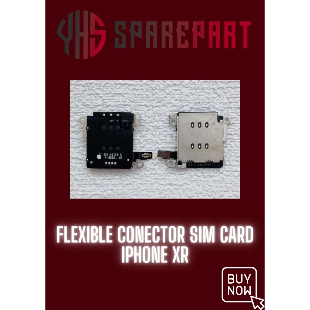 Jual FLEXIBLE CONECTOR SIM CARD XR / 11 ORIGINAL | Shopee Indonesia