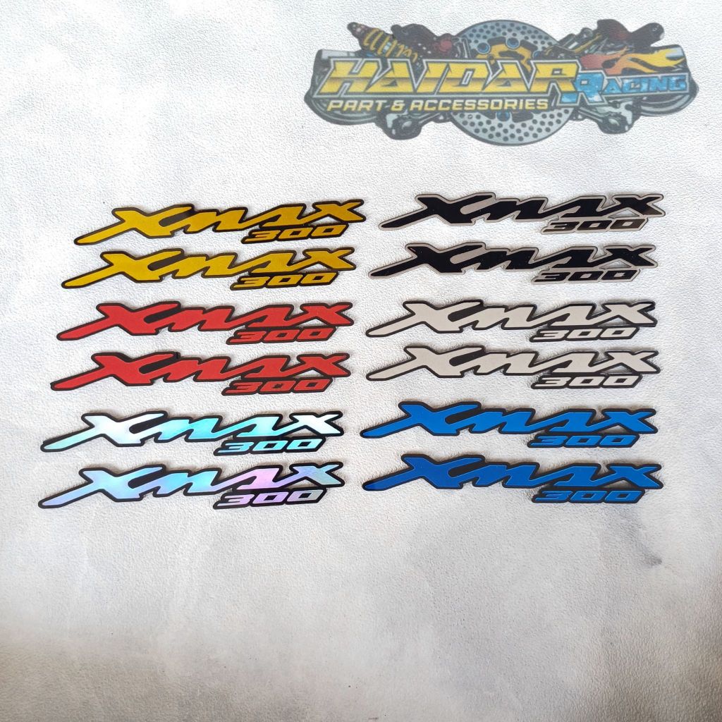 Jual EMBLEM XMAX 3D BADGE LOGO TIMBUL YAMAHA X MAX 300 2PCS | Shopee ...