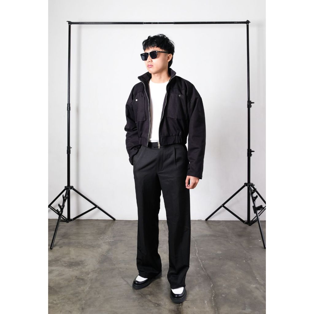 Jual MONEYFEST x BOXY STUDIOS TWILL BOXY JACKET | Shopee Indonesia