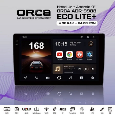 Jual TERMURAH Head Unit TV Android ORCA ECO LITE+ PLUS Layar HD 1K QLED ...