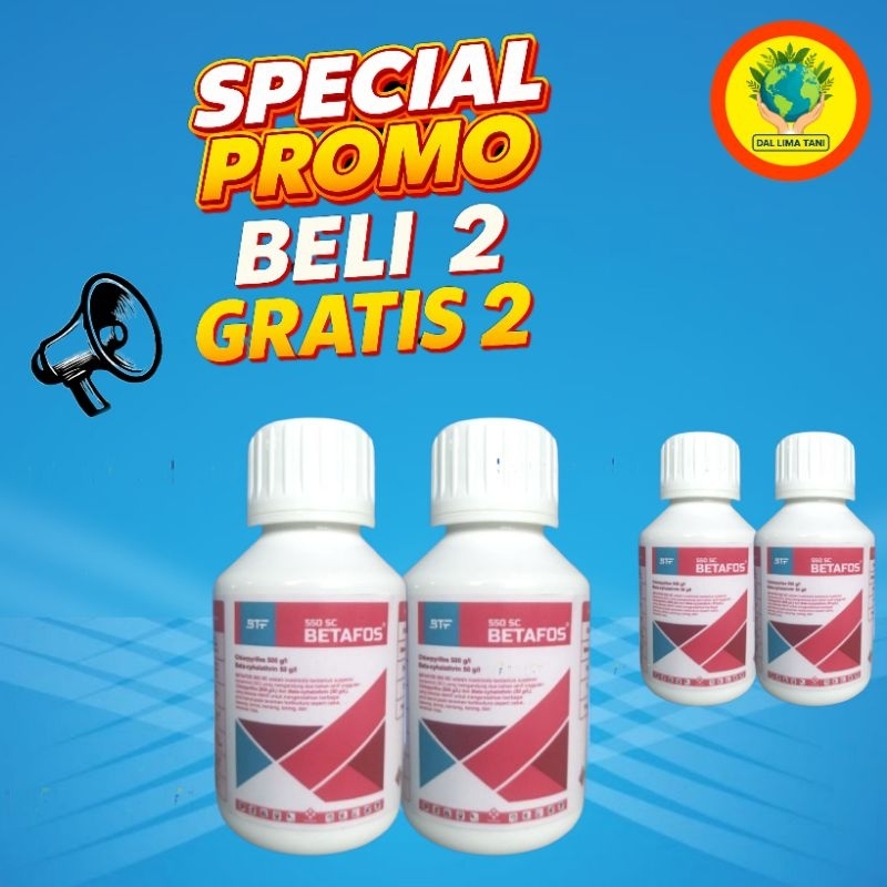 Jual BETAFOS 550SC Insektisida kontan sistemik kemasan 100ml Racun ...
