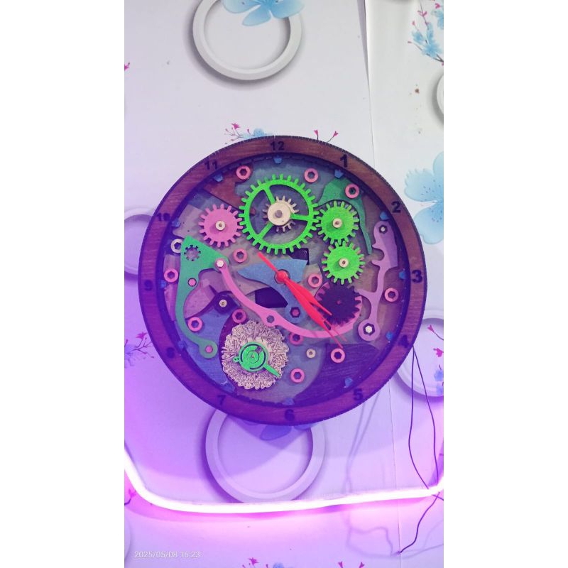 Jual rotating gear wall clock decoration | Shopee Indonesia