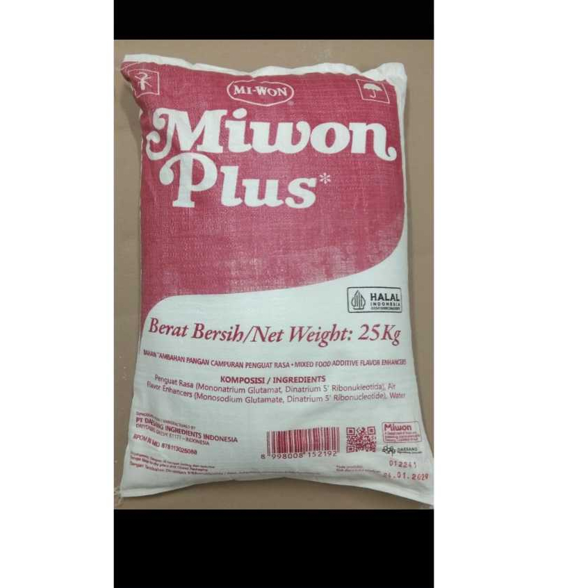 Jual Monosodium glutamate/miwon plus miwon booster/msg/micin booster 25 ...