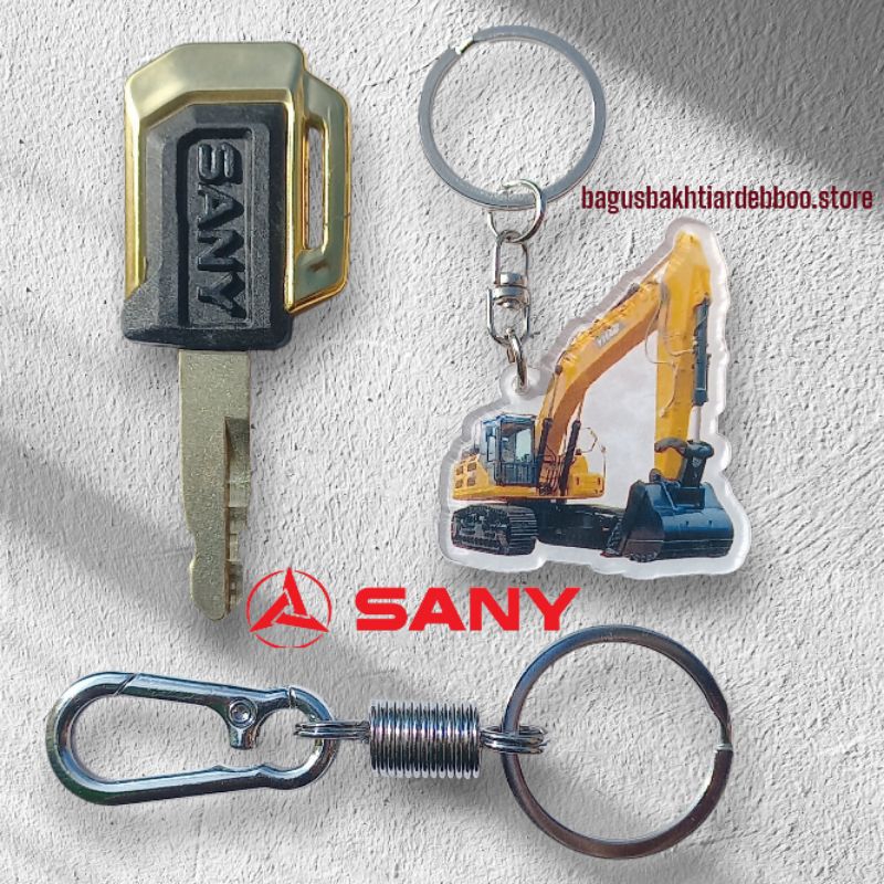Jual Kunci Sany Terbaru - Master Key Sany New Set Gantungan Akrilik ...