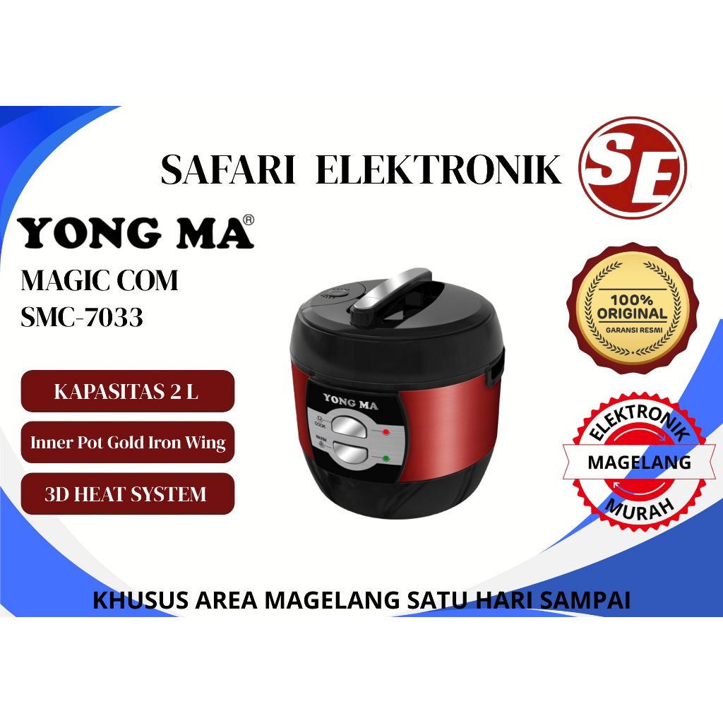 Jual YONG MA SMC 7033 PENANAK NASI 2L | Shopee Indonesia