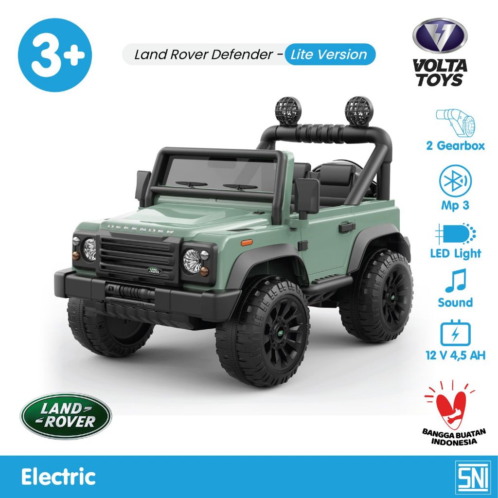 Jual Land Rover Defender - Lite Volta Toys by SHP (Volta 5008) Mainan ...