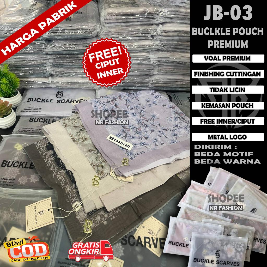 Jual (10pcs)BUCKLE SCARVES PARFUM POUCH motif FREE CIPUT HARGA PABRIK ...