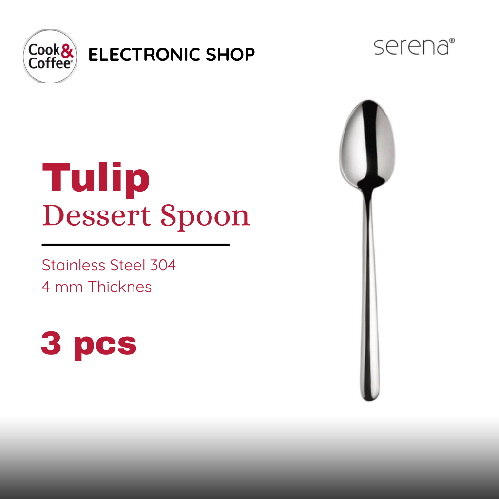 Jual Serena Tulip Dessert Spoon - Sendok Dessert Serena Stainless ...