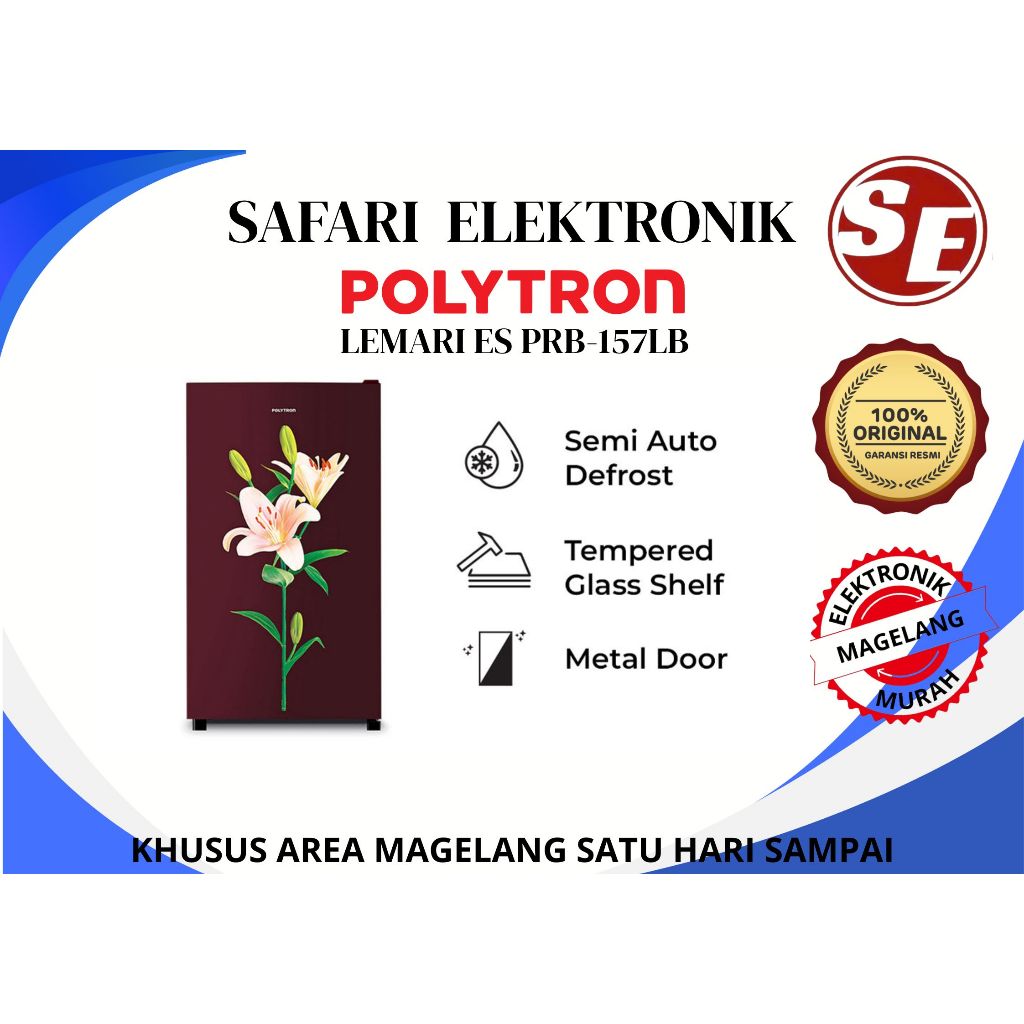 Jual POLYTRON PRB-157 LEMARI ES 1 PINTU | Shopee Indonesia