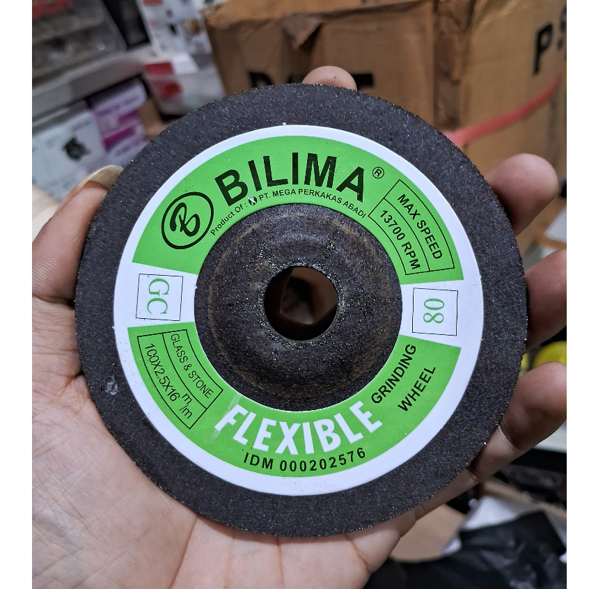Jual Batu Gerinda Mata Gurinda Flexible BILIMA GC 80/120- Mata Gerinda ...