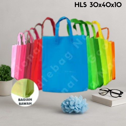 Jual Tas Spunbond Goodybag Laken Model Tali Ukuran 30x40x8 CM Tebal ...