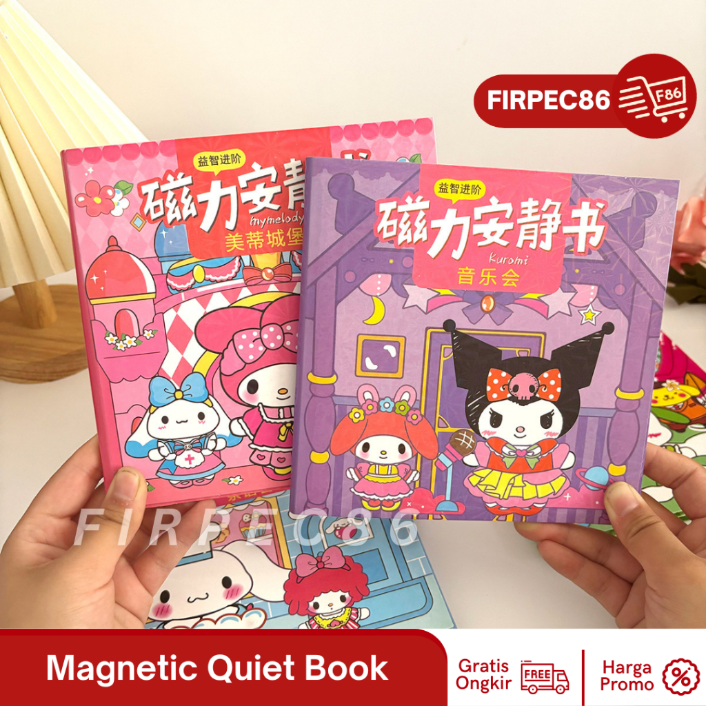 Jual Buku Stiker Magnet Karakter Magnetic Sticker/ Quiet Book New ...