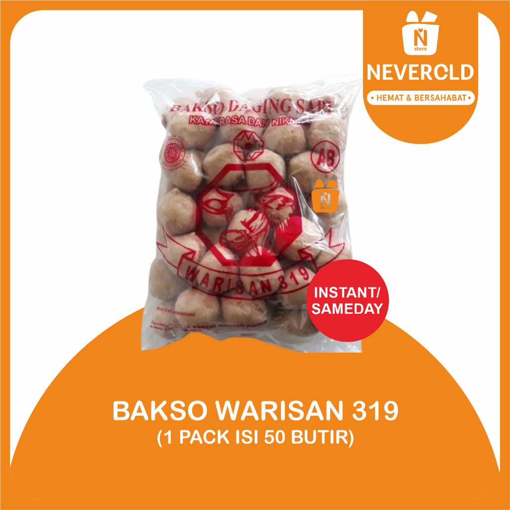 Jual BAKSO WARISAN AB 319 ISI 50 BUTIR | Shopee Indonesia