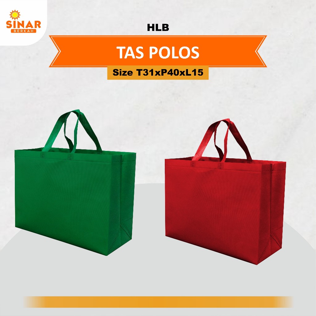 Jual [Bisa Custom] Tas Spunbond Polos |Goodie Bag| Tas Spunbond |T as ...
