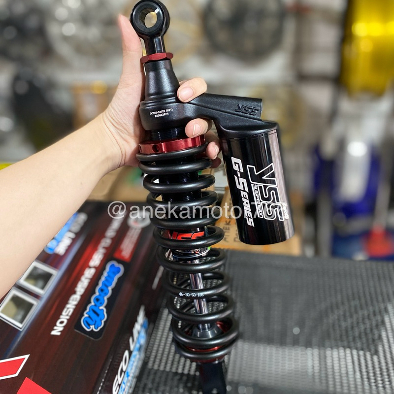 Jual MONOSHOCK / SHOCKBREAKER YSS G SERIES SMOOTH FULL HITAM STRIP MERAH 33 CM dan 30 CM ...