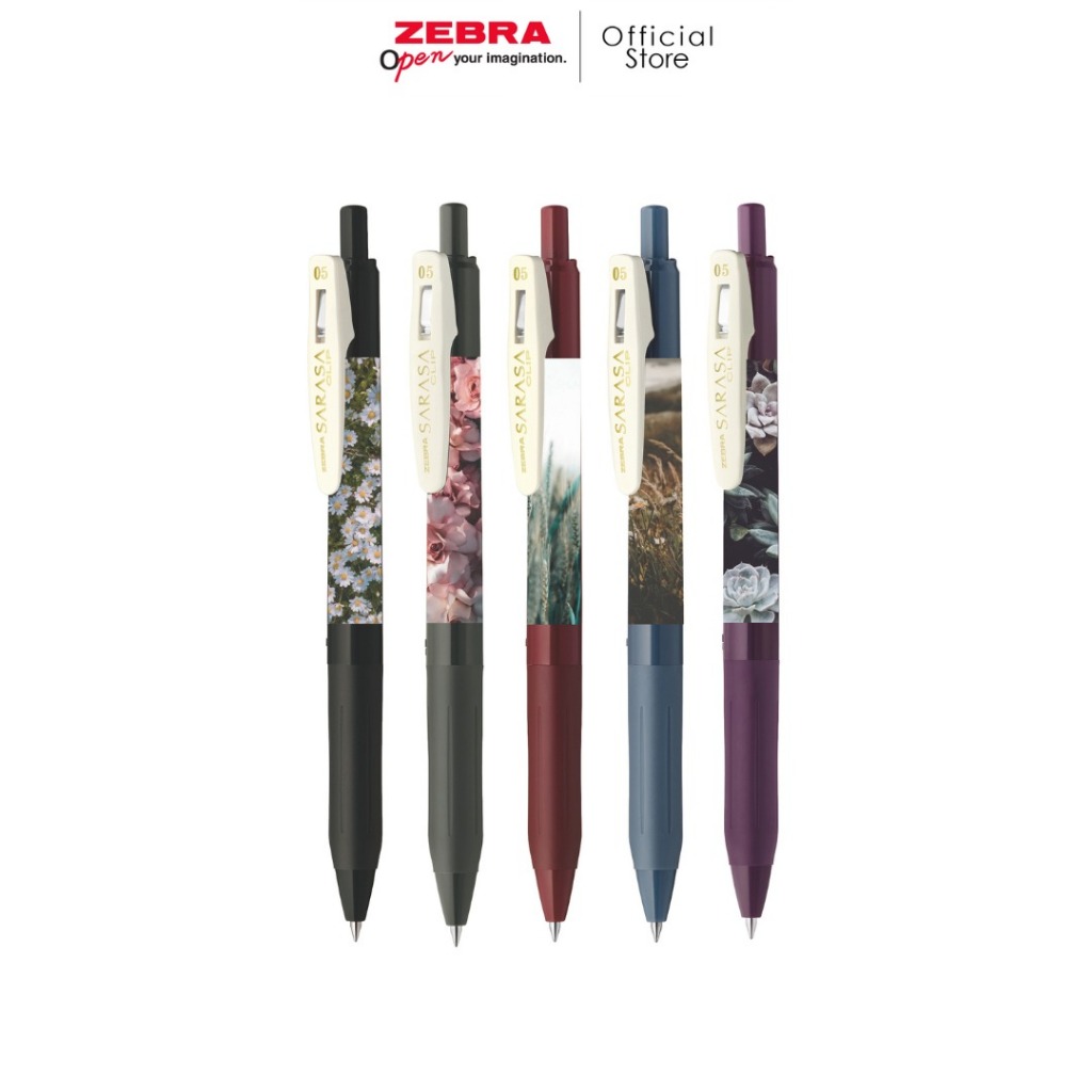 Jual Zebra Sarasa Clip JJ15 Set 5 Colors 0.5mm 2025 Limited Edition Retractable Ballpoint Pen ...