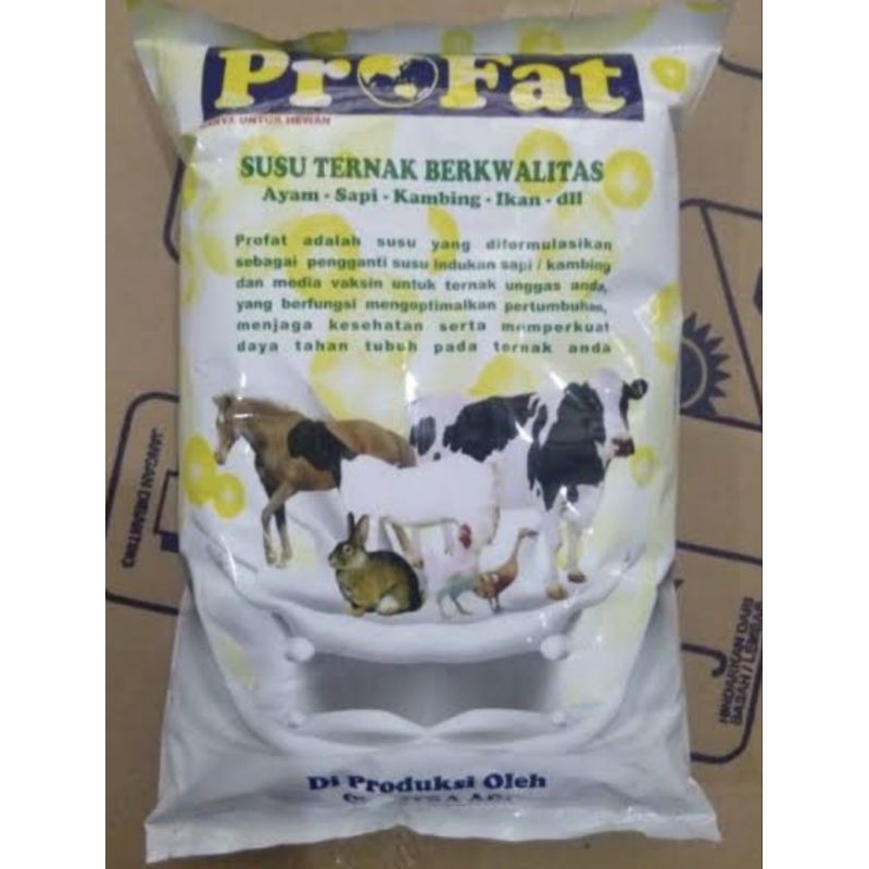 Jual PROFAT SUSU FORMULA HEWAN PENGGANTI SUSU INDUKAN HEWAN TERNAK SAPI ...