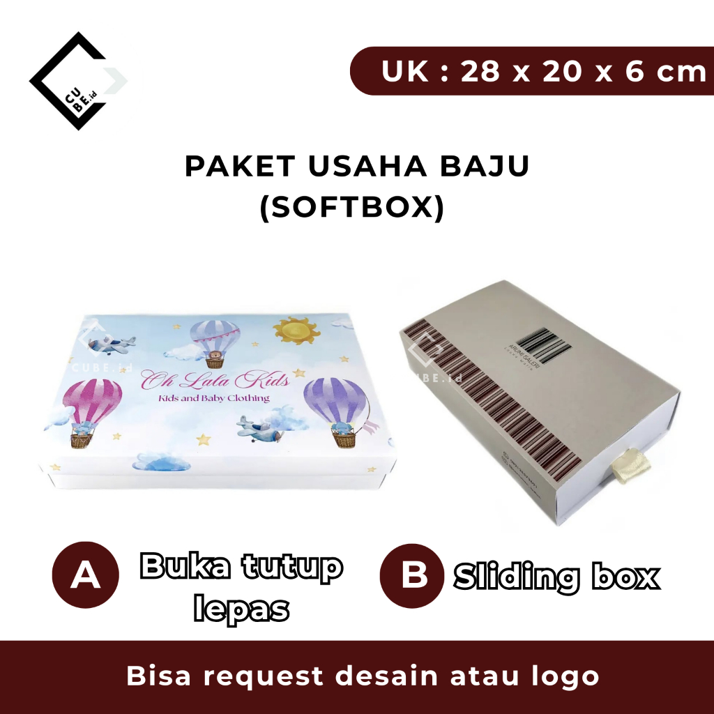 Jual PAKET USAHA BOX BAJU / PACKAGING / SOFT BOX / KOTAK BAJU / BUKA ...