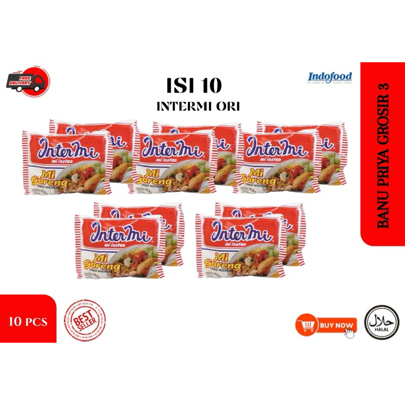 Jual Intermie Goreng || Intermie pedas || Ekomie goreng ( Paket 10 pcs ...