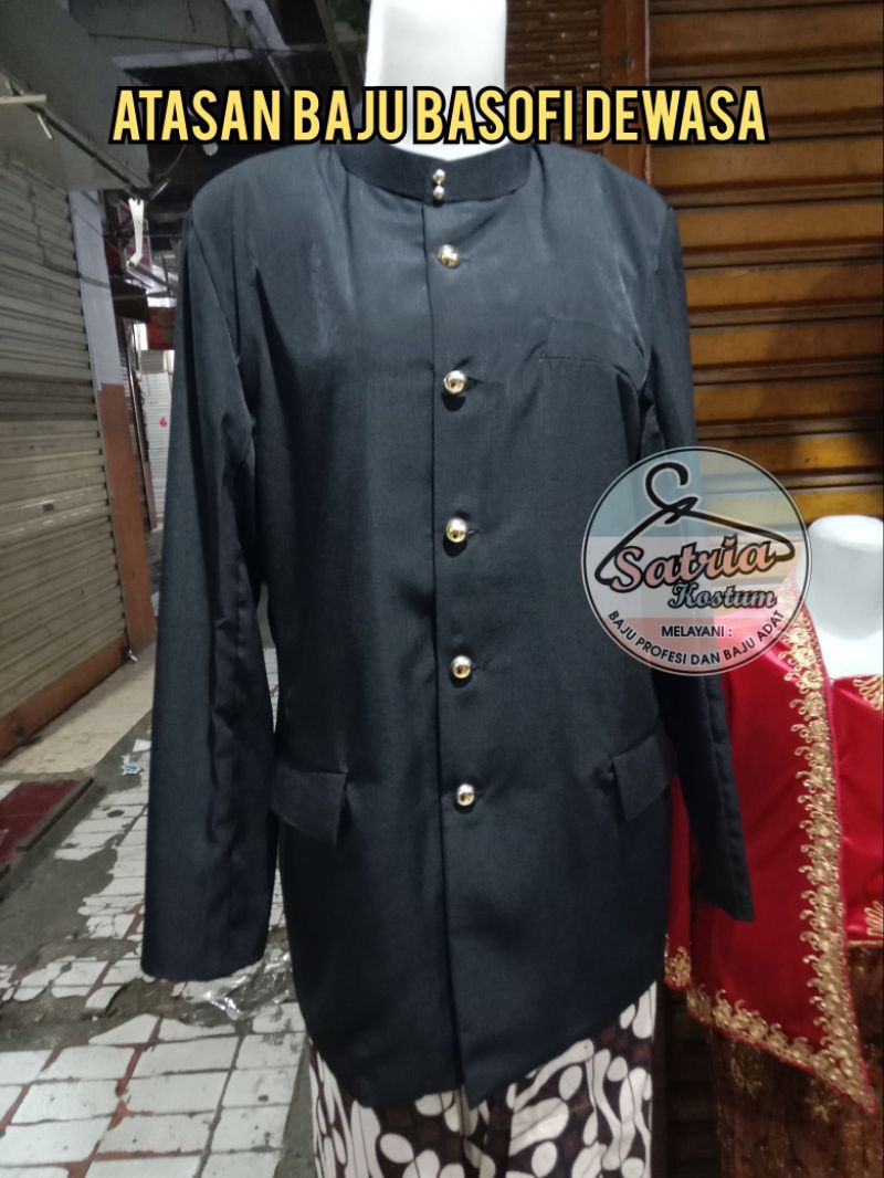 Jual BAJU ATASAN BASOFI DEWASA || BASOFI MALANGAN || BAJU ADAT JAWA ...