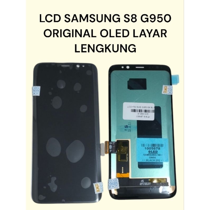 Jual LCD TOUCHSCREEN SAMSUNG S8 G950 ORIGINAL OLED LAYAR LENGKUNG | Shopee Indonesia