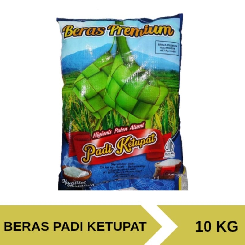 Jual Beras Cap Padi Ketupat 10 kg | Shopee Indonesia