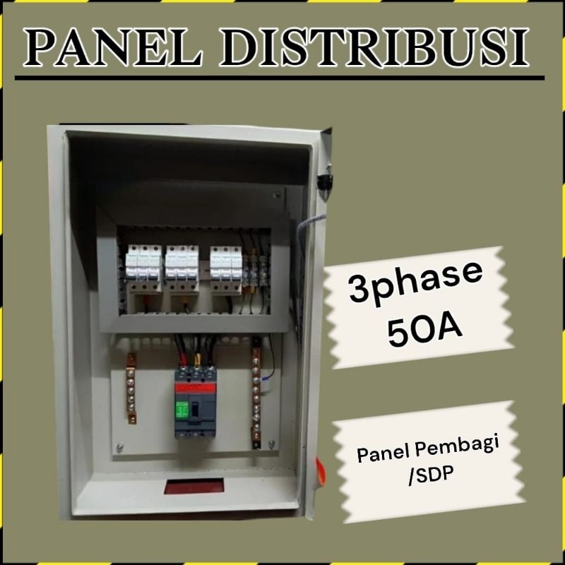 Jual PANEL DISTRIBUSI/PANEL PEMBAGI/PANEL SDP 3 PHASE 50 AMPERE ...