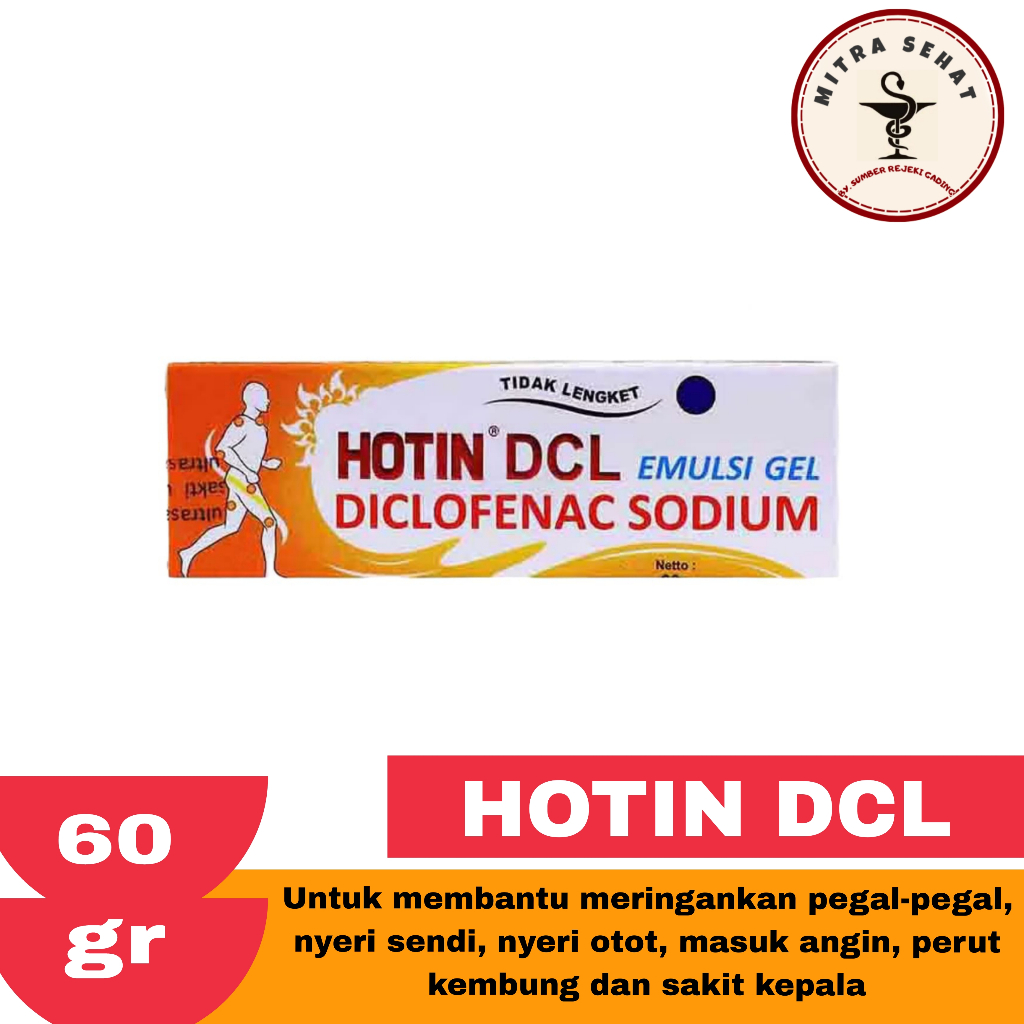 Jual Hotin DCL Emulsi Gel 30 gr - Untuk pegal, nyeri sendi, nyeri otot ...