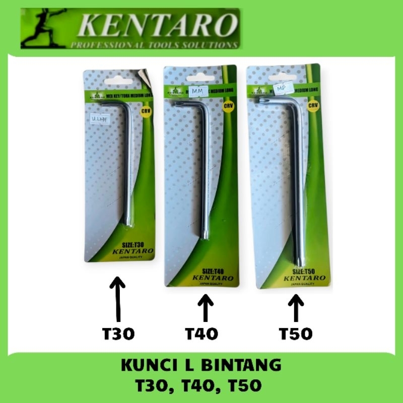 Jual KUNCI L BINTANG KENTARO ORIGINAL T30, T40, T50 | Shopee Indonesia
