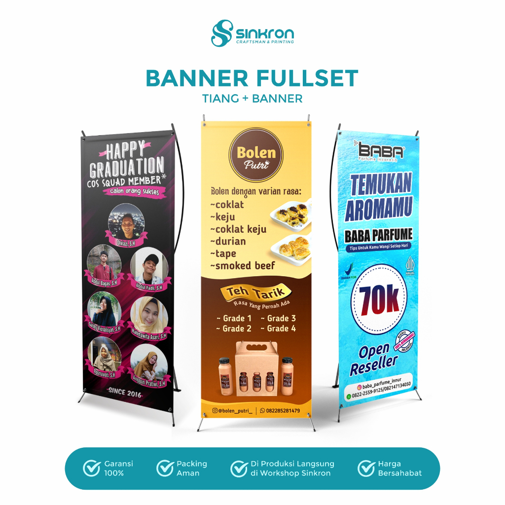 Jual CETAK X BANNER KKN | BANNER WISUDA | STAND BANNER 60 X 160 CM ...