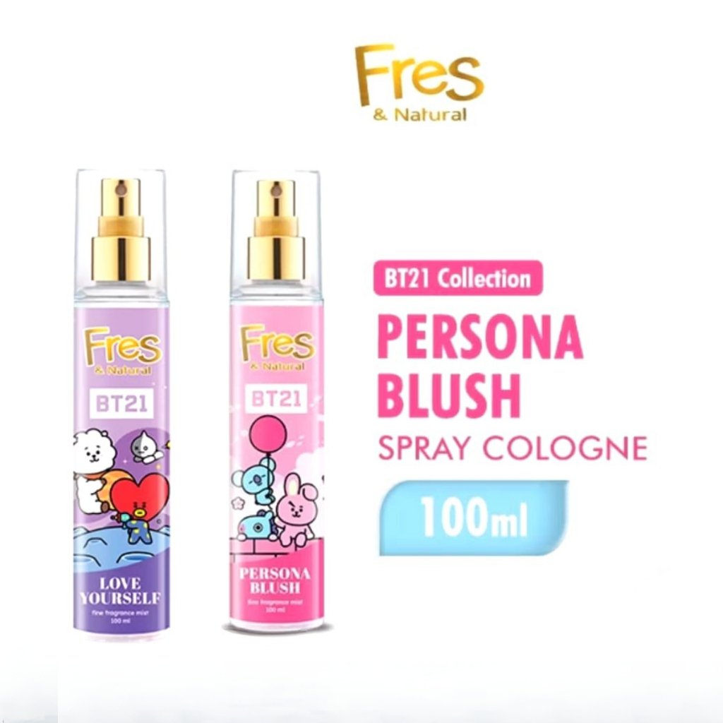 Jual Fres & Natural Spray Cologne BT21 Love Yourself dan Persona blush ...