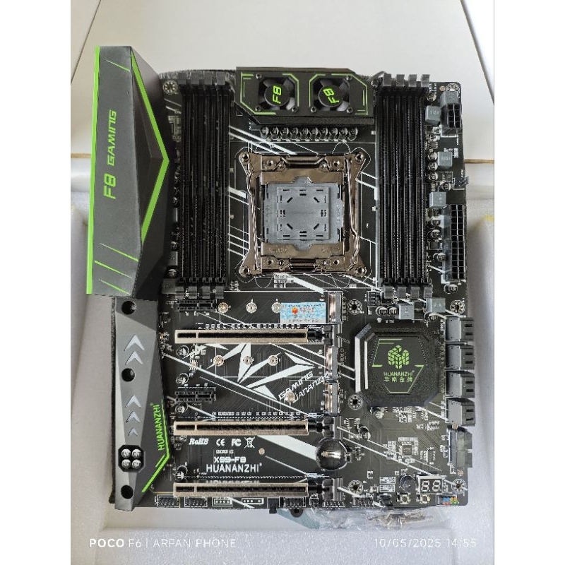 Jual HUANANZHI x99 F8 motherboard lga 2011-3 untuk xeon e5 v3 v4 - X99-F8 | Shopee Indonesia