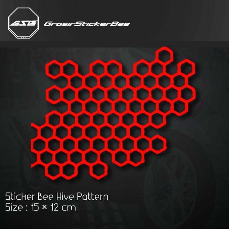 Jual Sticker Sarang Lebah Stiker Bee Hive Cutting Laptop | Shopee Indonesia