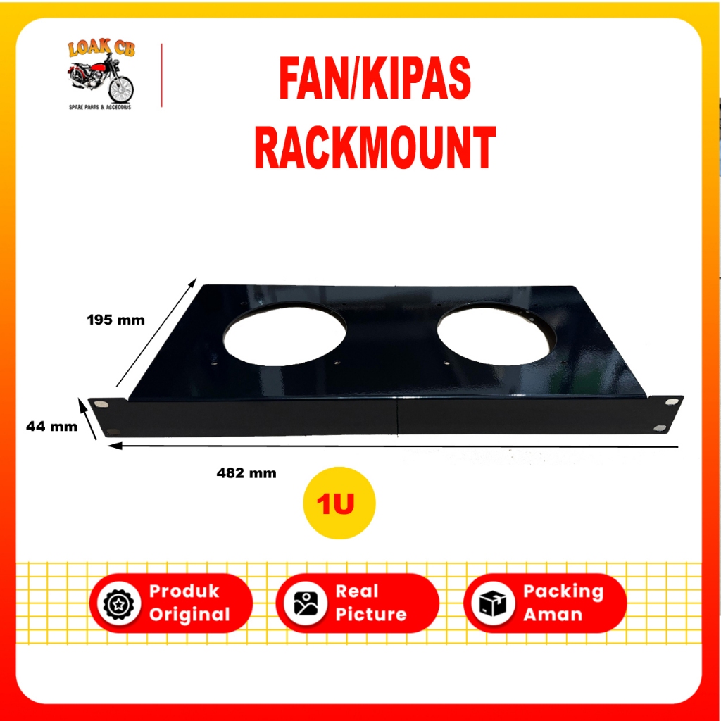 Jual BRACKET BREKET KIPAS RACK SERVER PREMIUM Kipas Pendingin Rack 1U ...