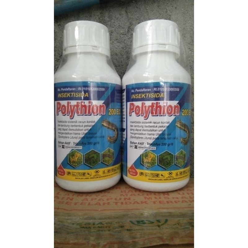 Jual Insektisida Polythion 200 EC - 1 Liter ( Triazofos ) | Shopee ...