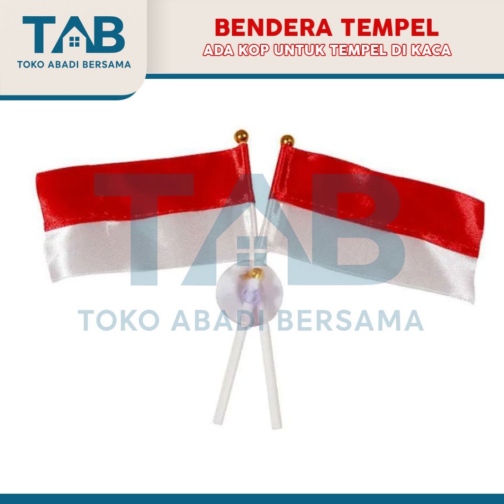 Jual Bendera tempel merah putih indonesia / Bendera RI tempel kaca ...