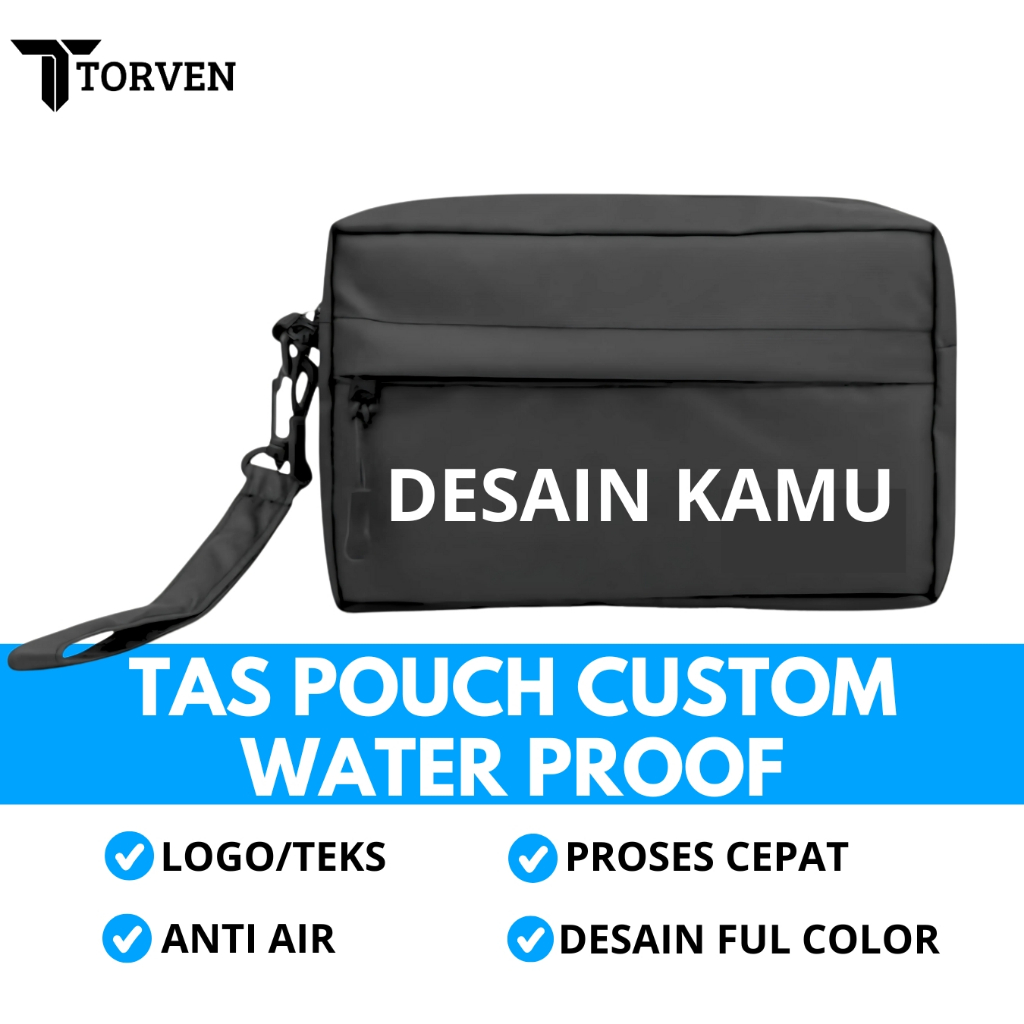 Jual Tas Pouch Custom - Clutch,Handbag Waterproof Eksklusif Untuk ...