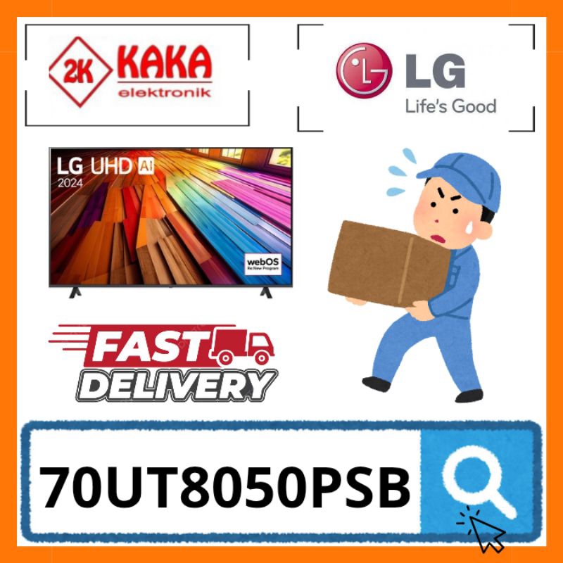 Jual LG 70UT8050PSB LED TV 70 INCH 4K UHD SMART TV LG 70 UT8050 ...