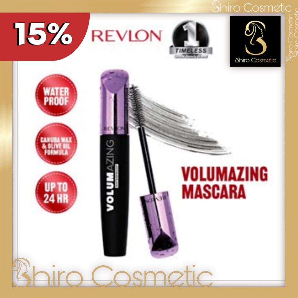 Jual Revlon Volumazing Blackest Black Waterproof Mascara (tahan lama ...