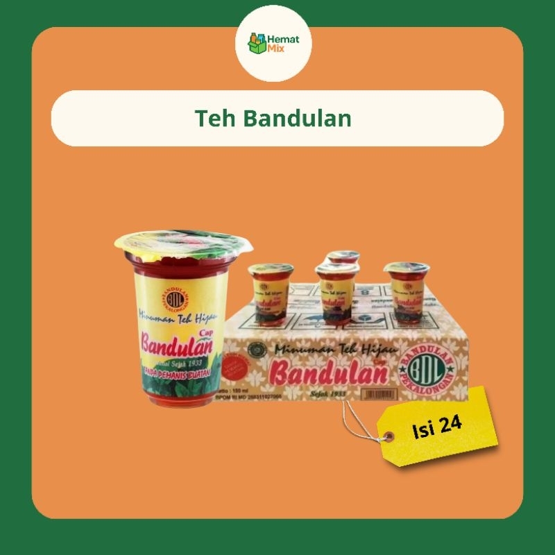 Jual Teh Bandulan Cup 24 pcs – Teh Tradisional Segar & Wangi, Siap ...